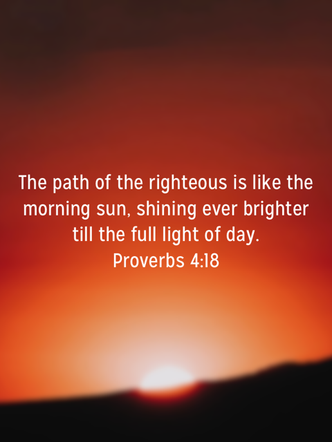 The path of the righteous – at the foot of mountains